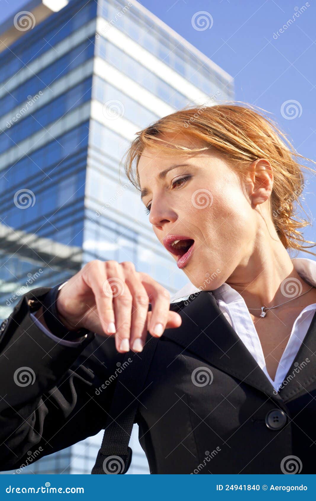 Running late stock photo. Image of looking, clock, professional - 24941840