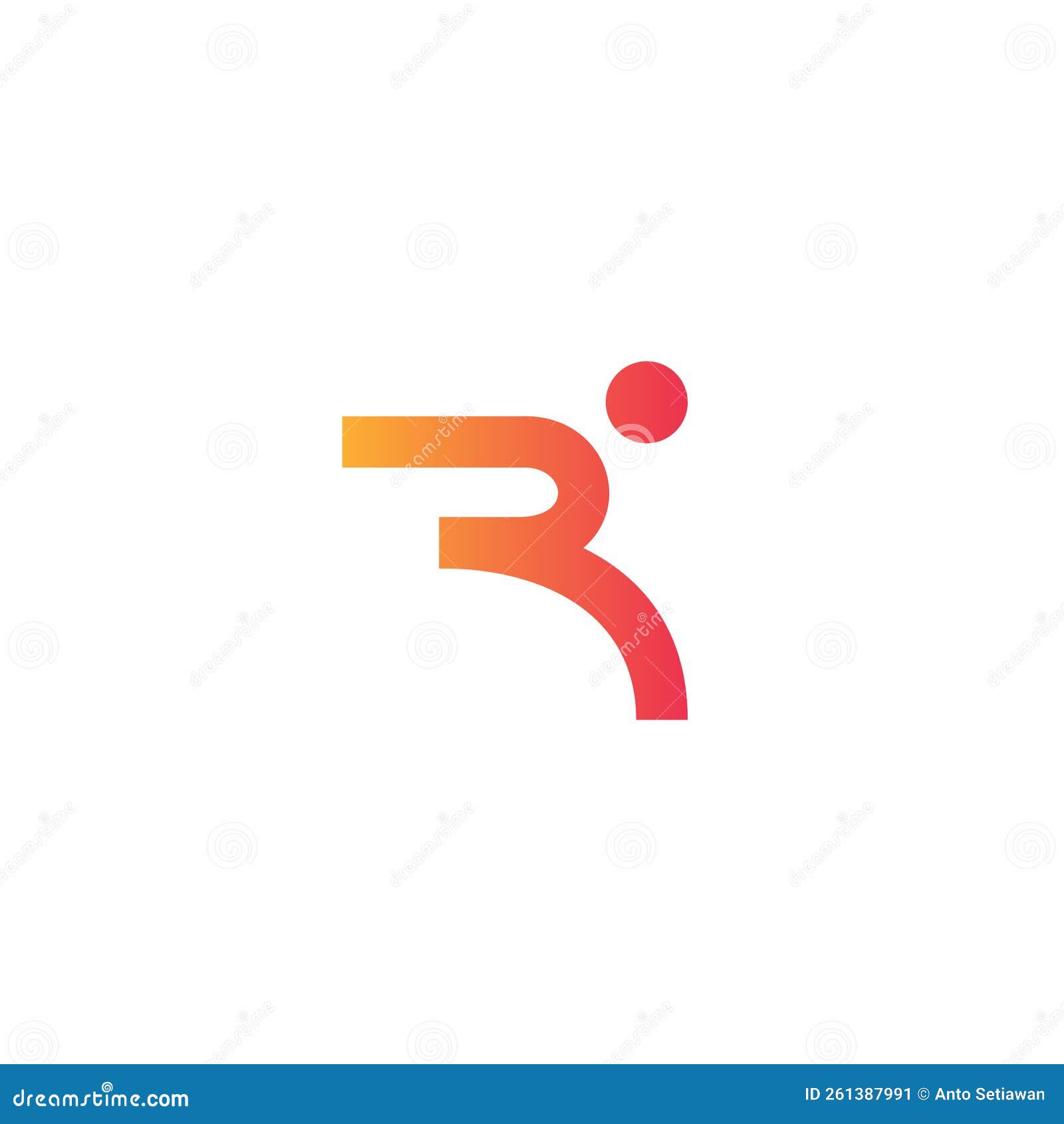 Running Logo Letter R and People. Run Icon Stock Vector - Illustration ...