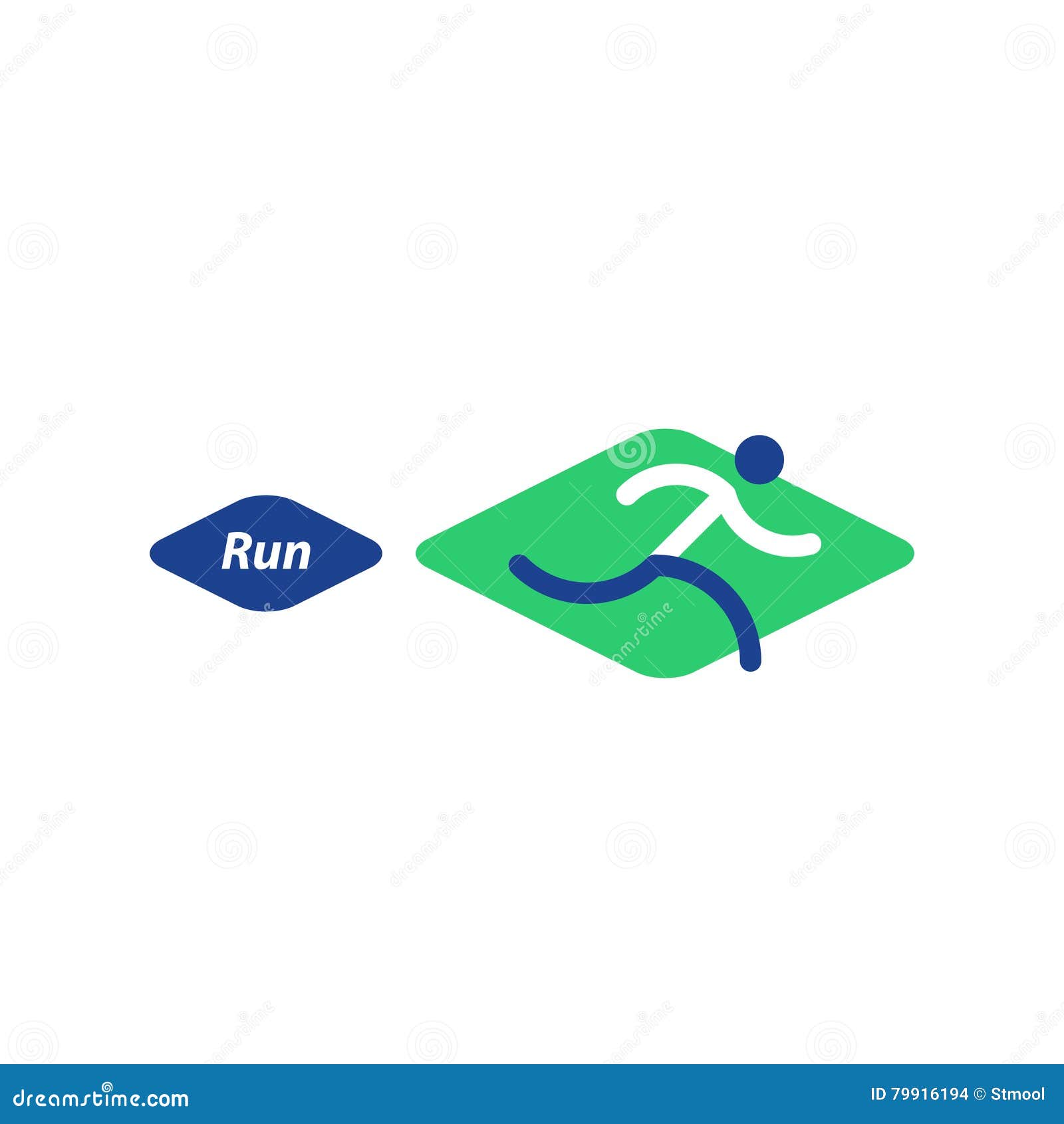 Running Logo, Sport Event Icon Stock Vector - Illustration of ...