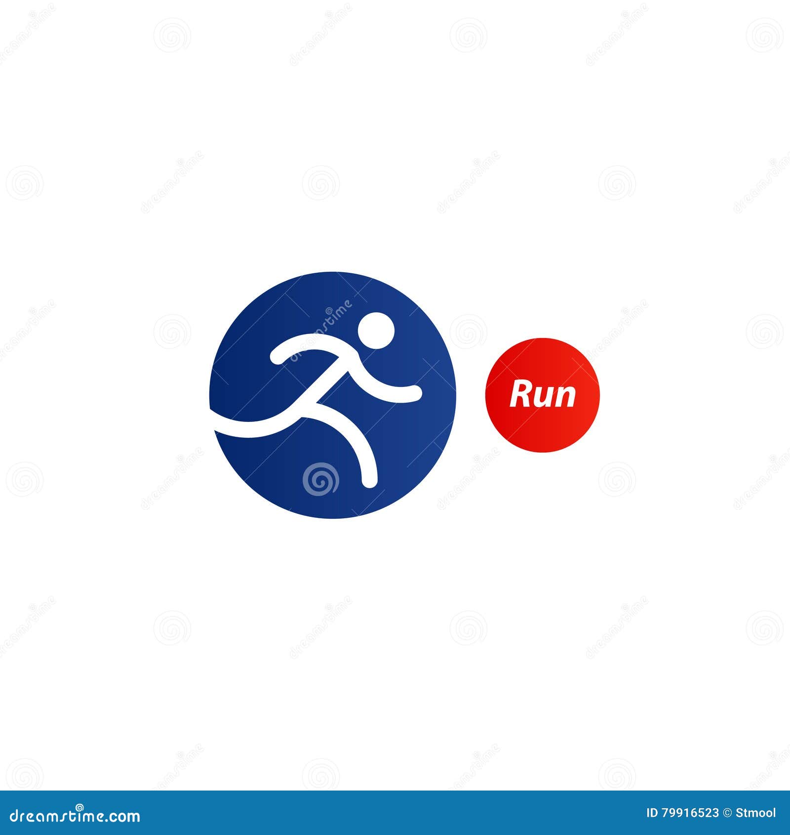 Running Logo, Sport Event Icon Stock Vector - Illustration of event ...