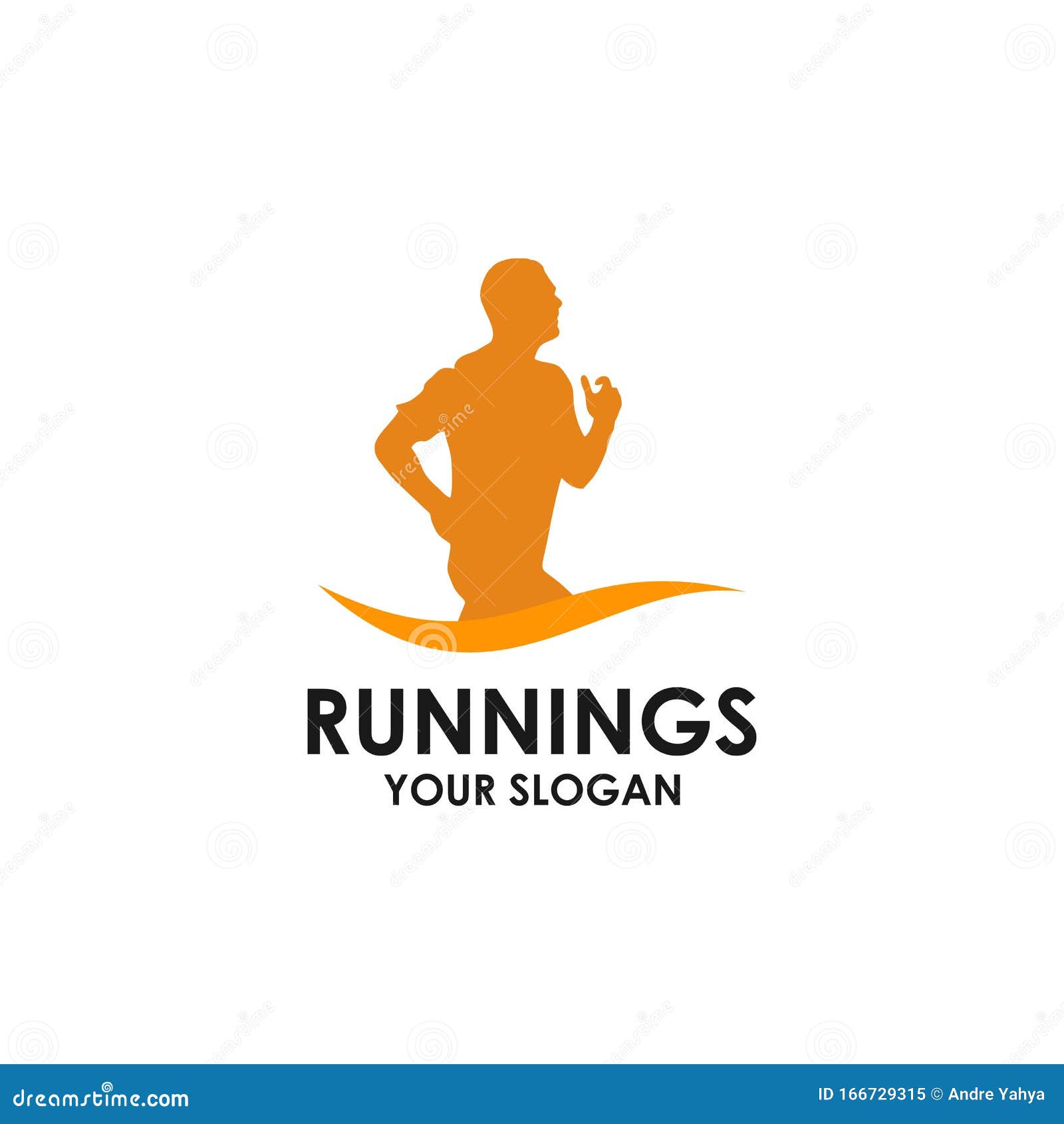 Running logo template stock illustration. Illustration of creative ...