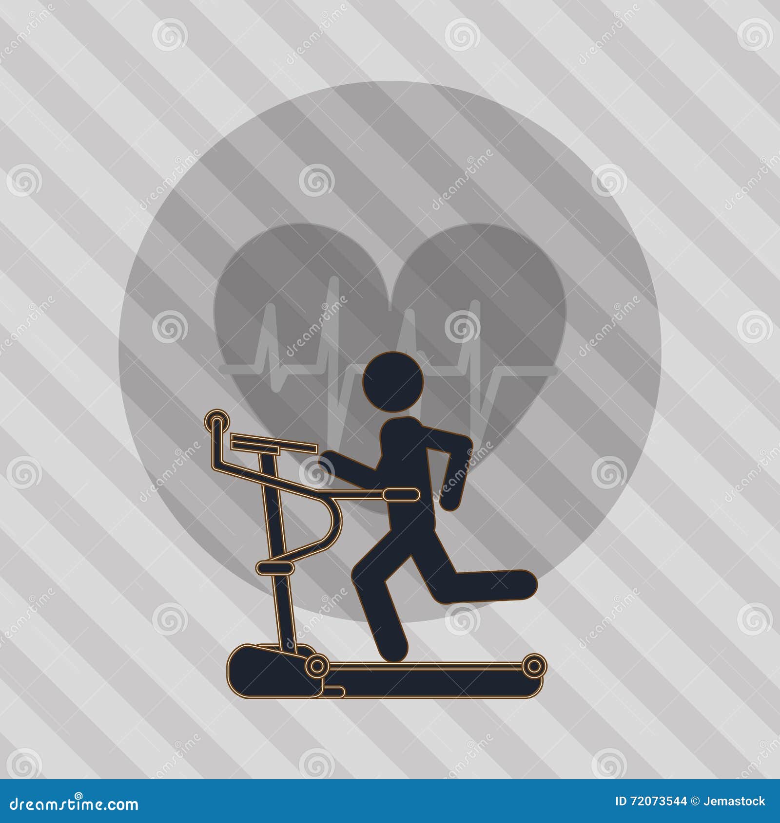 Running Machine Icon Design , Vector Illustration Stock Vector ...