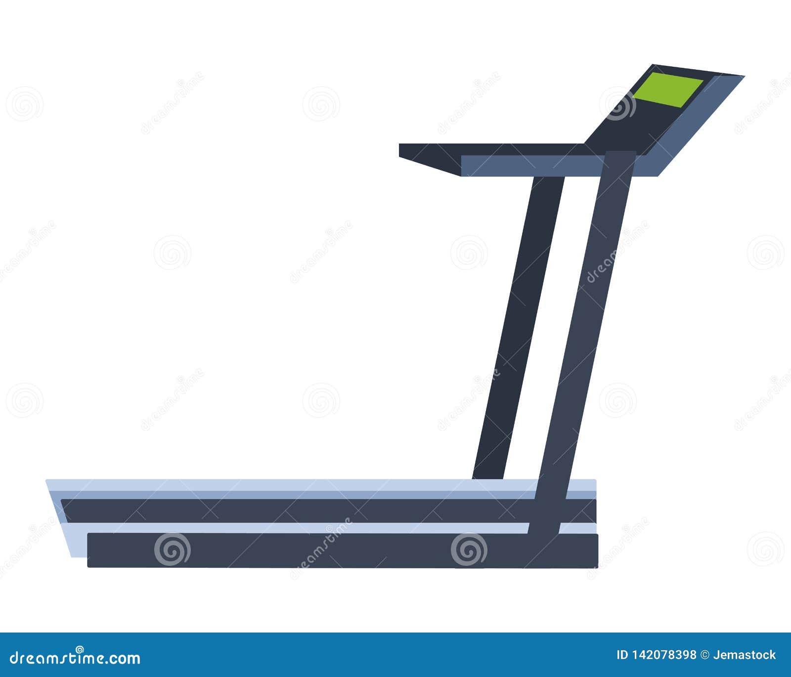 Running machine icon stock vector. Illustration of active - 142078398