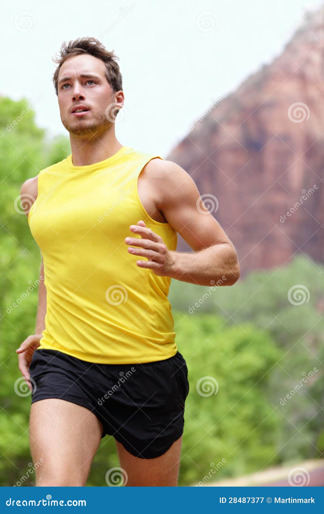 Running man stock image. Image of exercise, athletic - 28487377