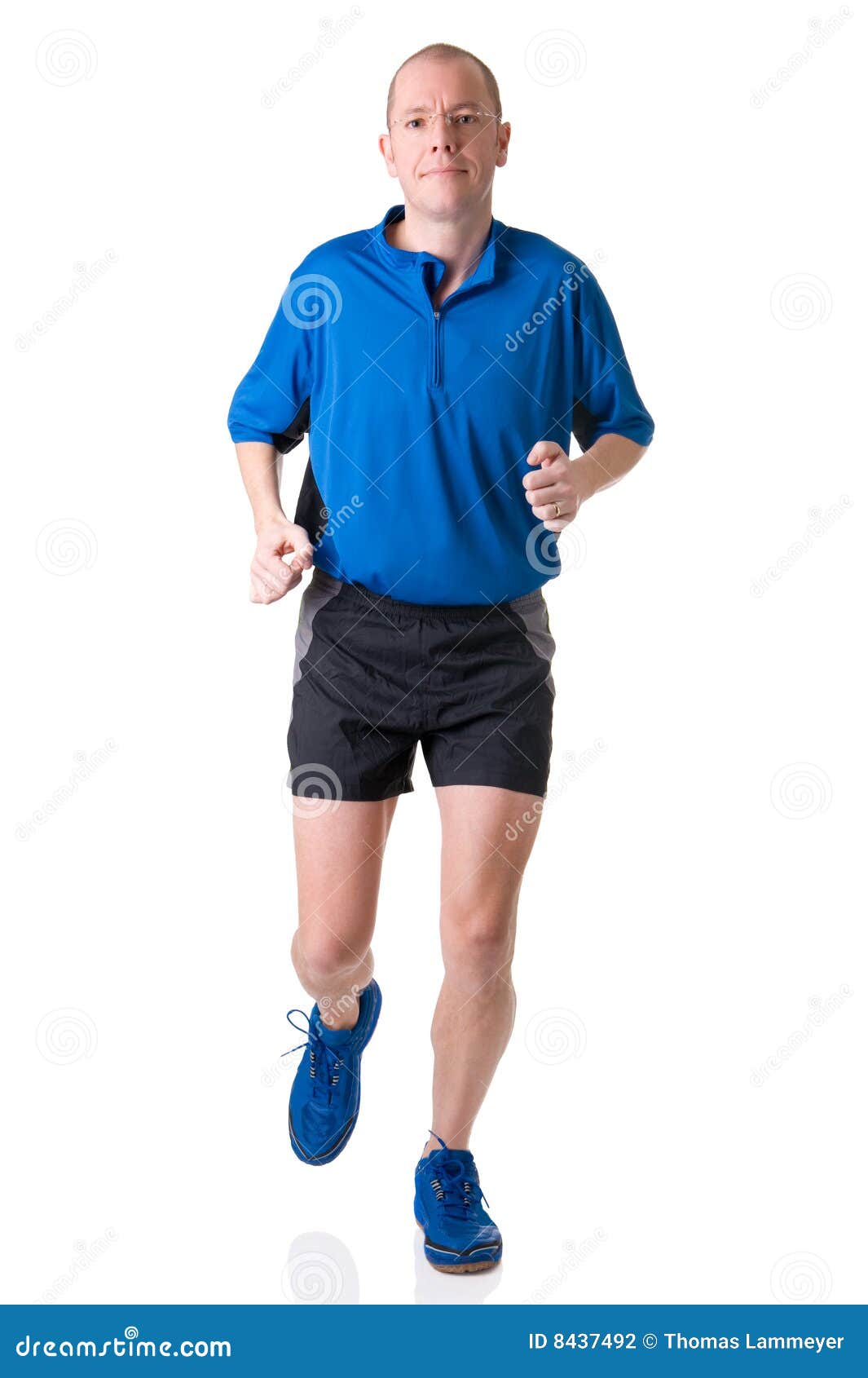 Running man stock photo. Image of practicing, exercise - 8437492