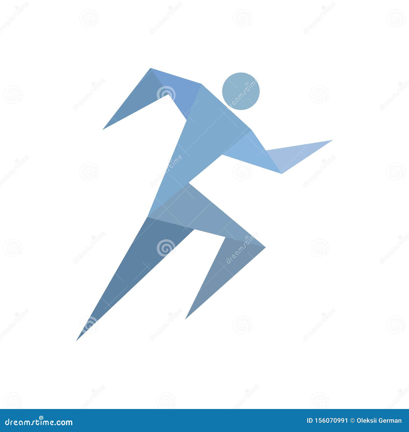Running man stock illustration. Illustration of business - 156070991