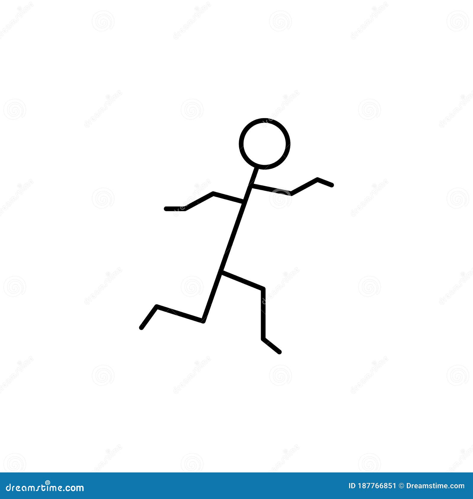 Running Man Icon. Element of Speed Icon for Mobile Concept and Web Apps ...