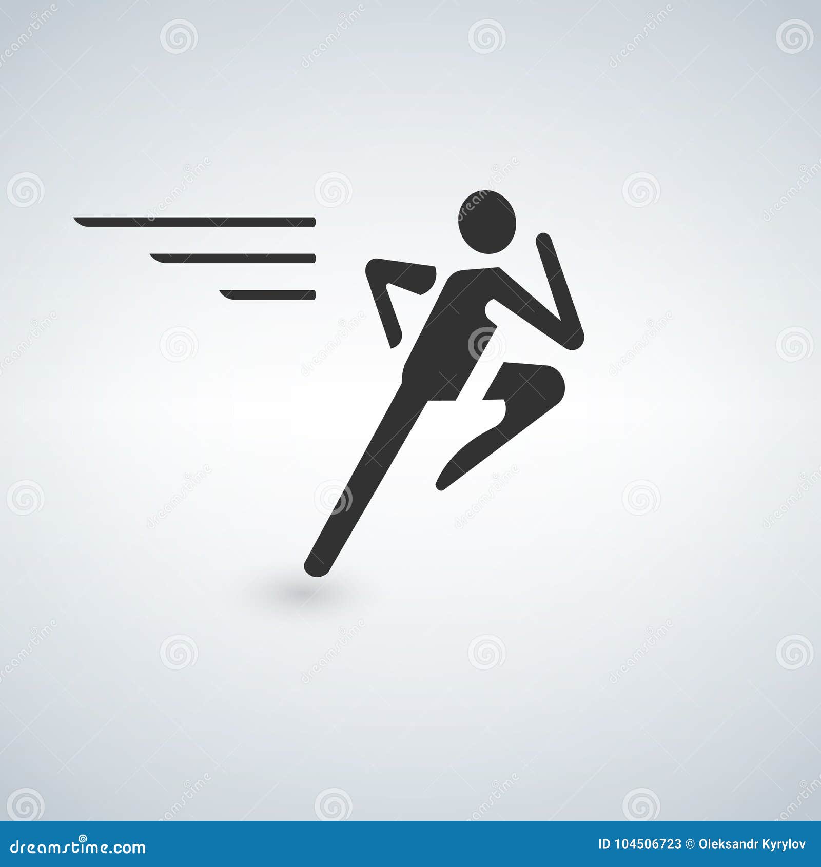 Running Man Icon for Web Mobile Camera Stock Illustration ...