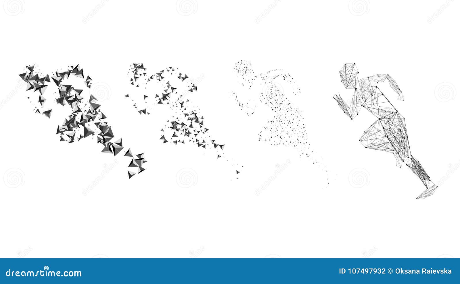 Running Man Polygon Illustration | CartoonDealer.com #50029092 Running Man Polygon Illustration | CartoonDealer.com #50029092