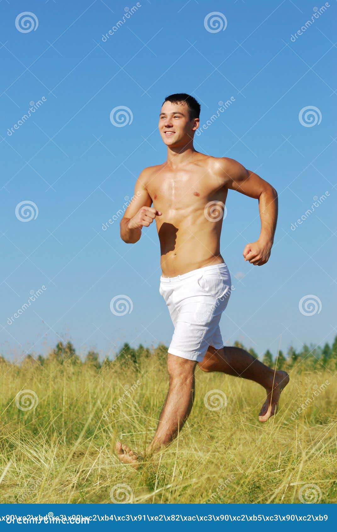 Running man in motion stock image. Image of field, race - 16238777