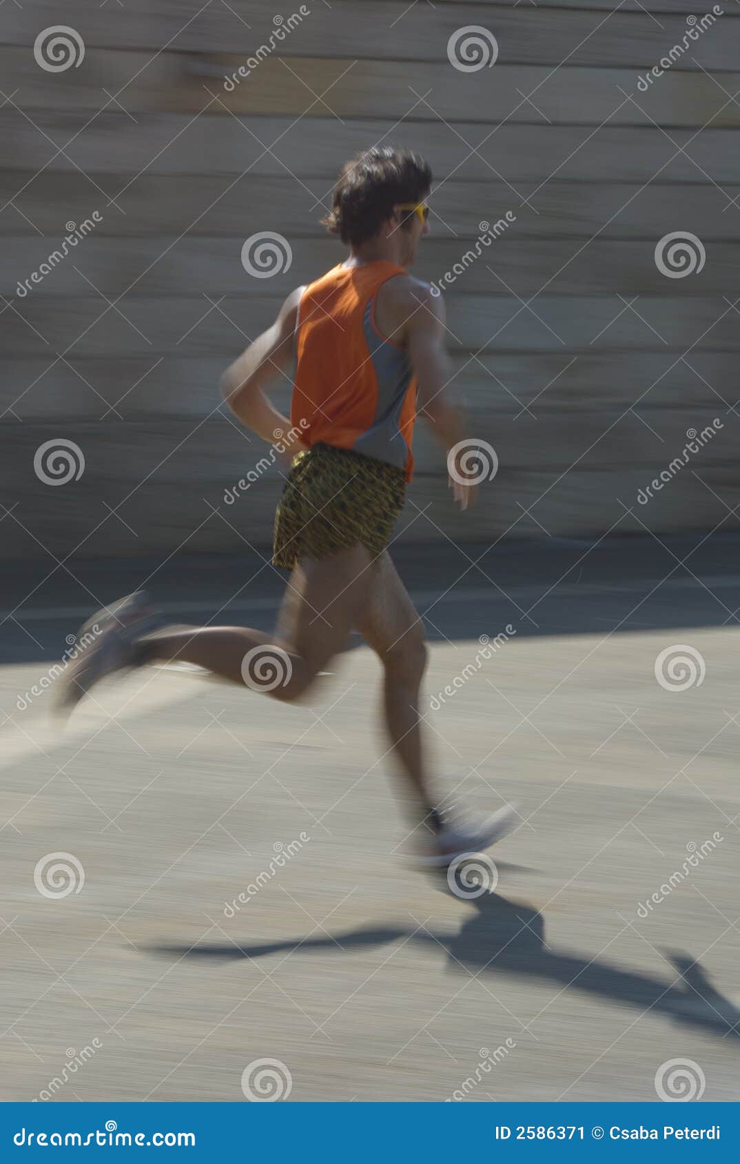 Running man motion blur stock image. Image of road, health - 2586371