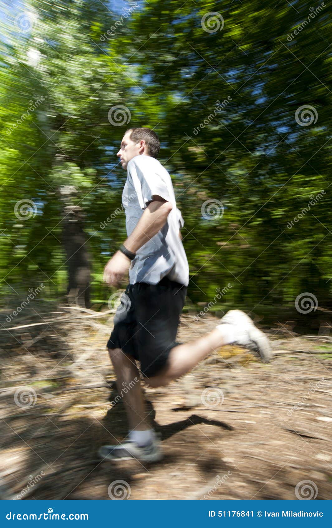 Running man stock image. Image of endurance, country - 51176841