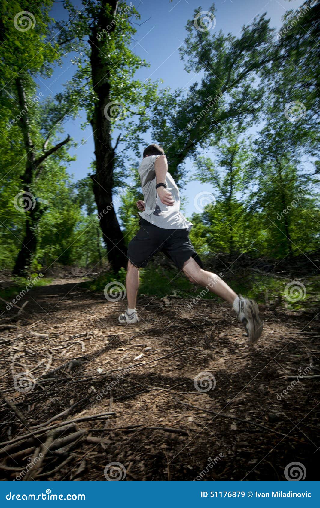 Running man stock image. Image of lens, calf, clothing - 51176879
