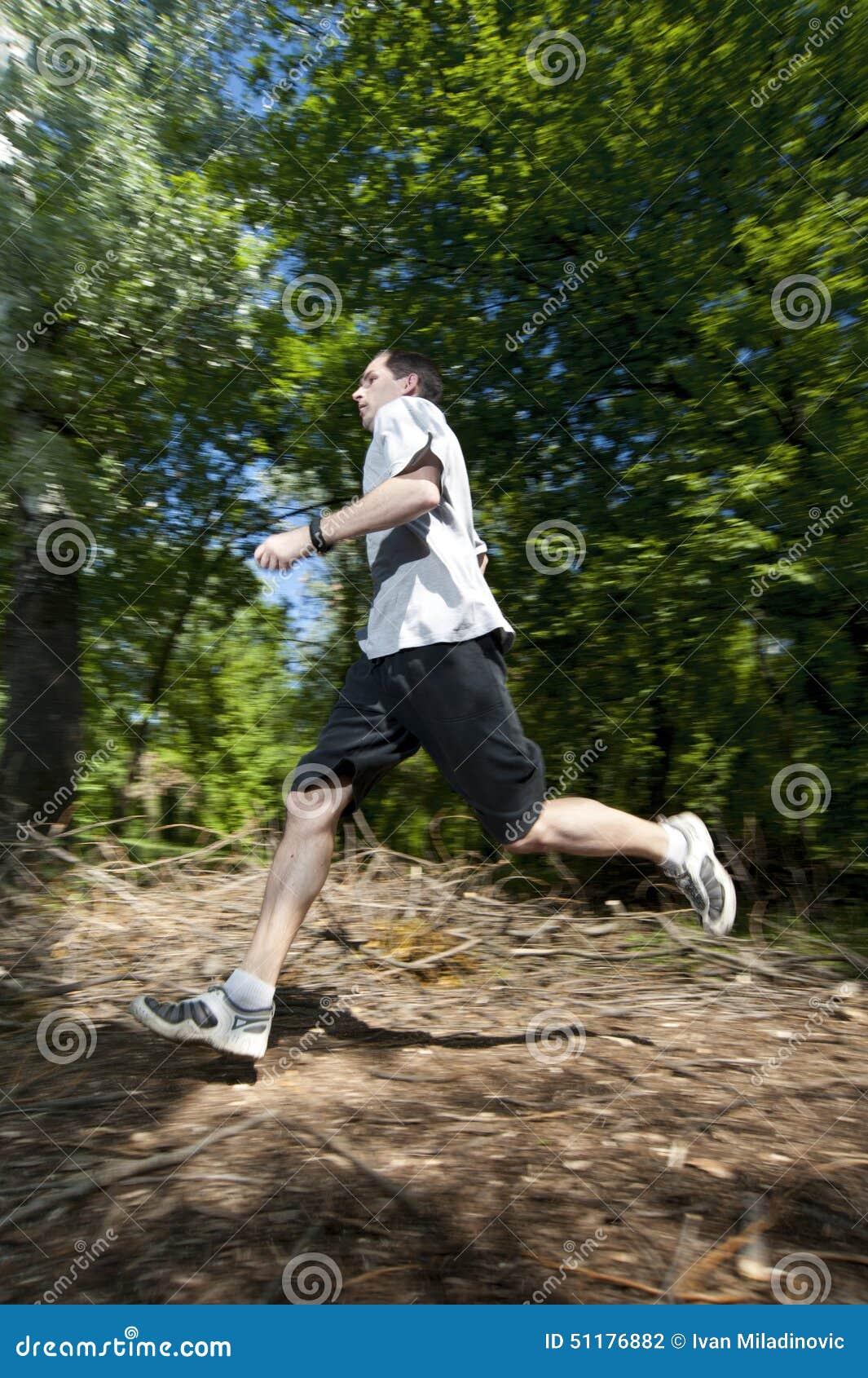 Running man stock photo. Image of back, exercising, front - 51176882