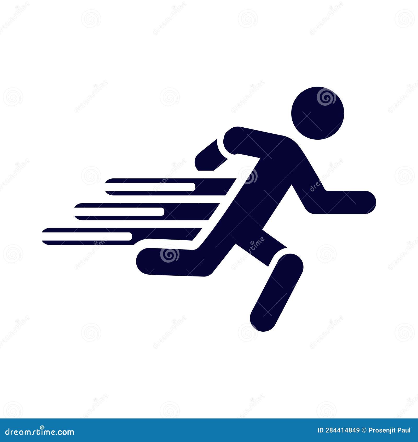 Running Man, Running, Man Run Fast, Race, Sprint, Fast Runner Icon ...