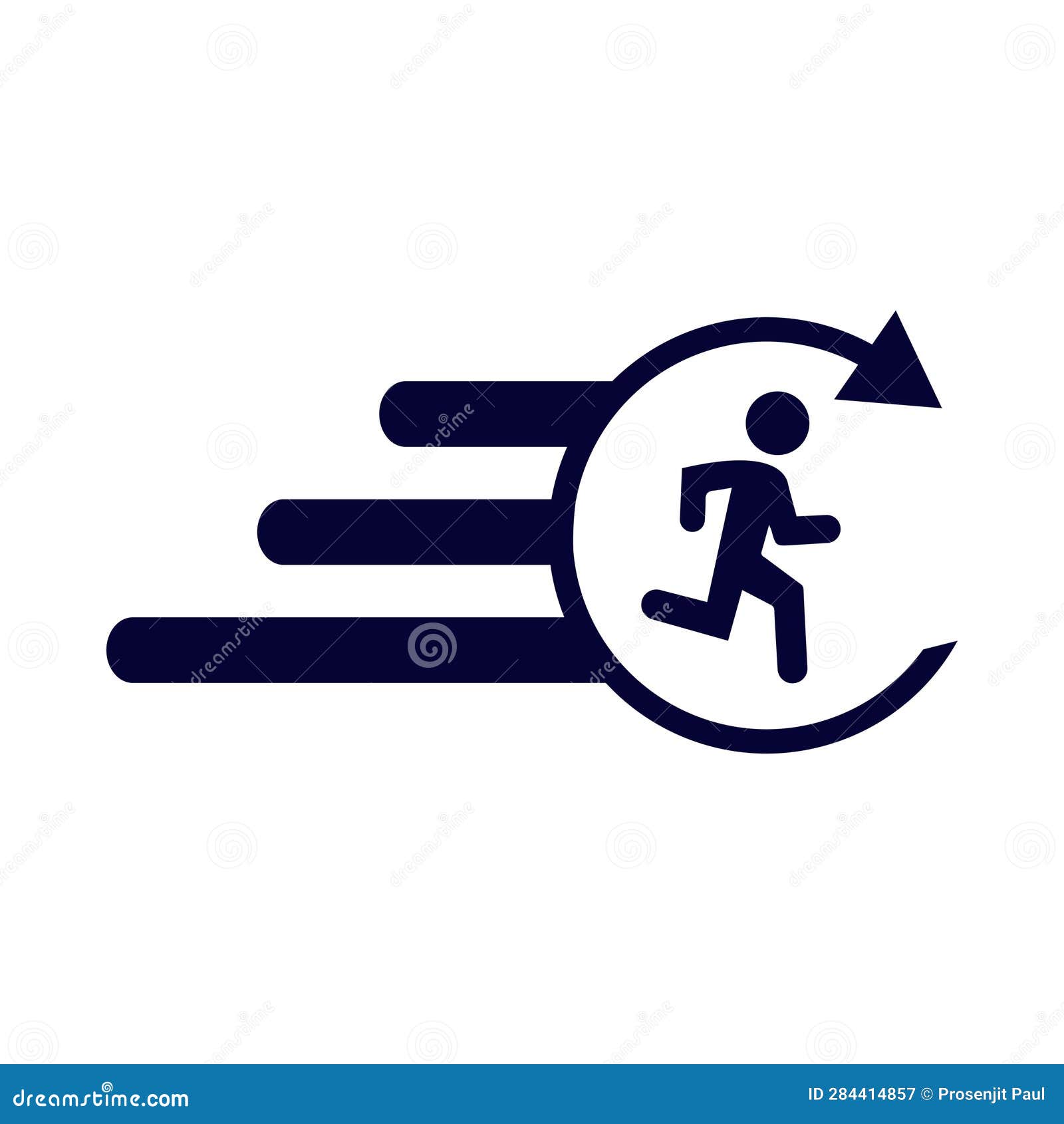 Running Man, Running, Man Run Fast, Race, Sprint, Fast Runner Icon ...