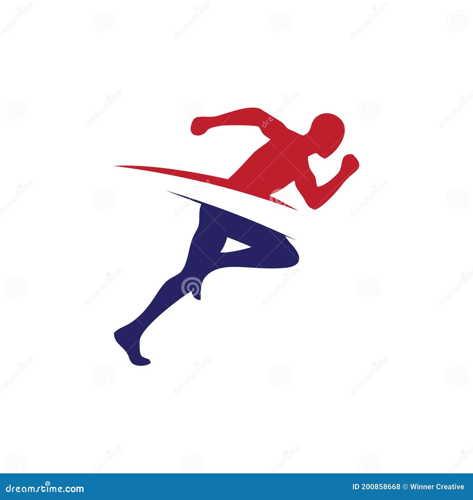 Running and Marathon Logo Vector Stock Vector - Illustration of ...