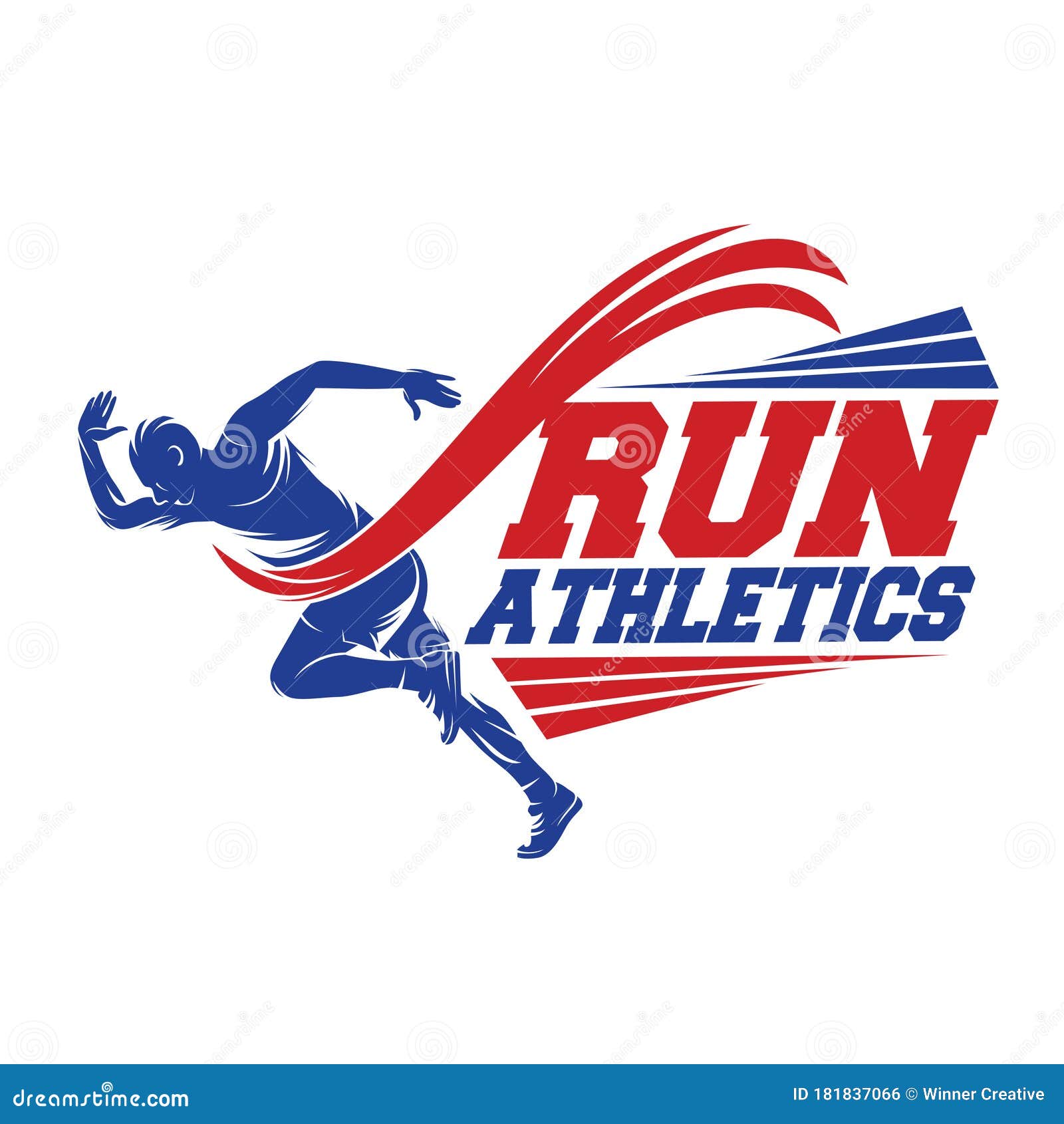 Running and Marathon Logo stock vector. Illustration of icon - 181837066
