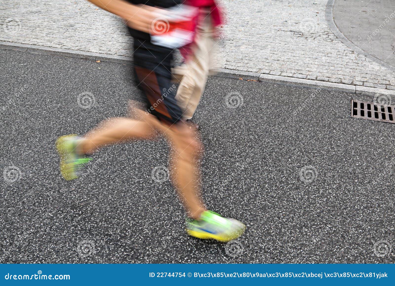 Running Marathon Motion Blur Stock Photo - Image of compete, fitness ...