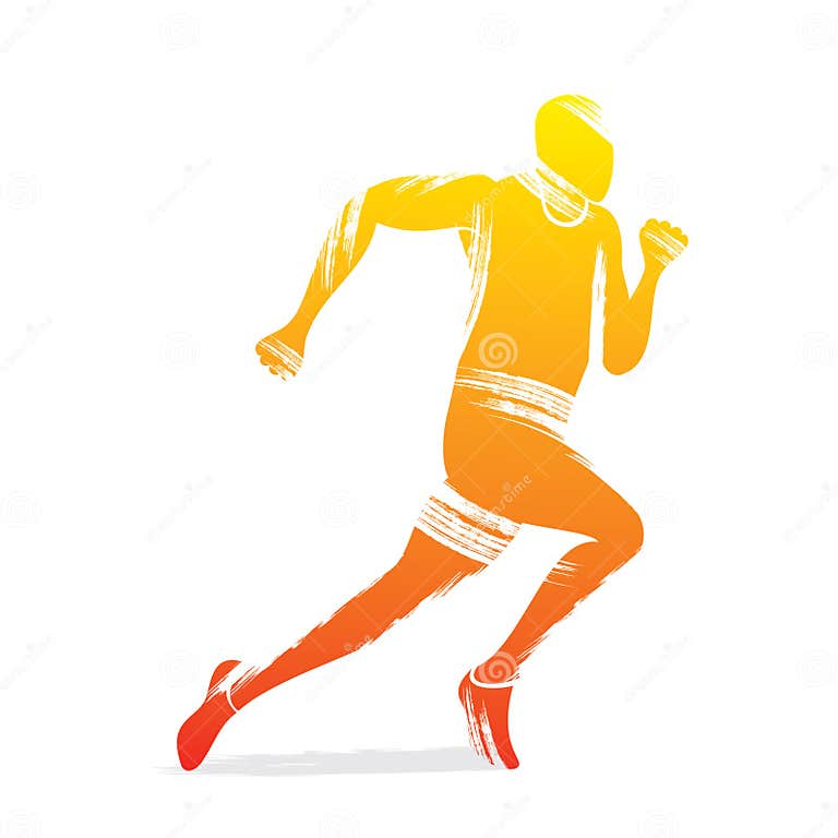 Running men design stock vector. Illustration of outdoor - 55555026