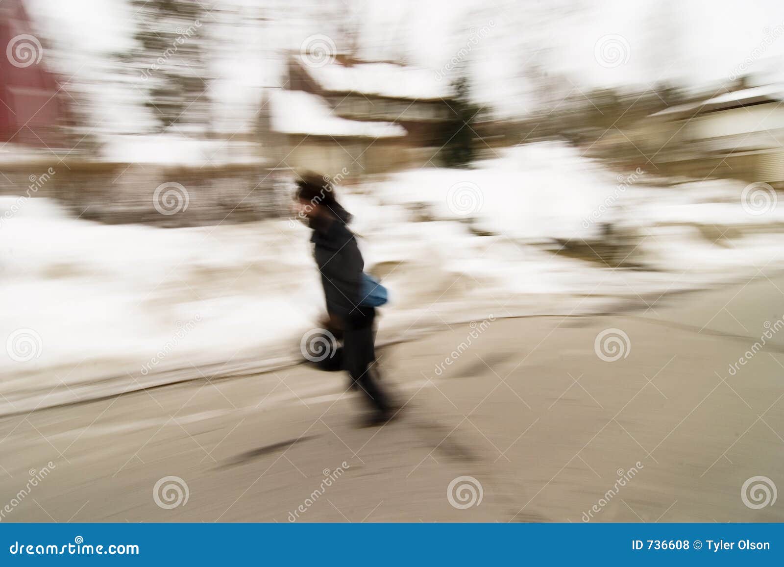 Running in Motion Blur stock photo. Image of company, fast - 736608