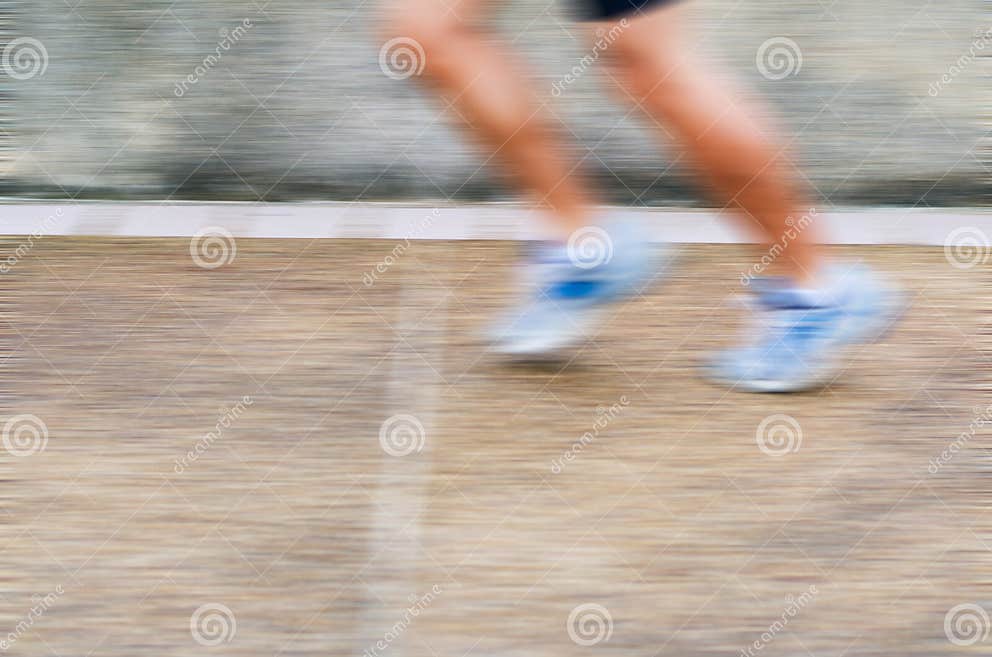 Running in motion blur stock image. Image of healthy - 45990283