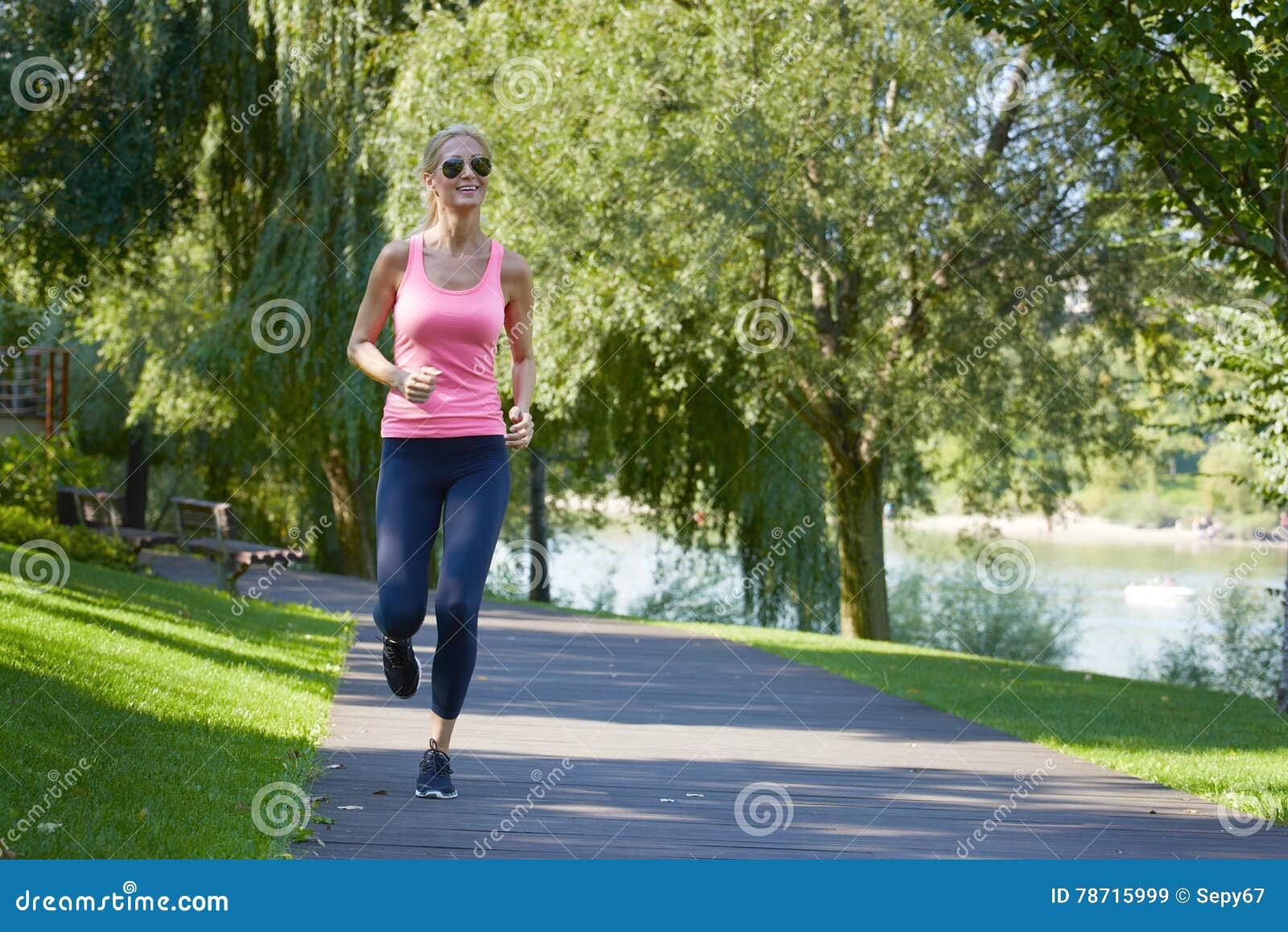 Running is My daily Routine Stock Image - Image of looking, park: 78715999