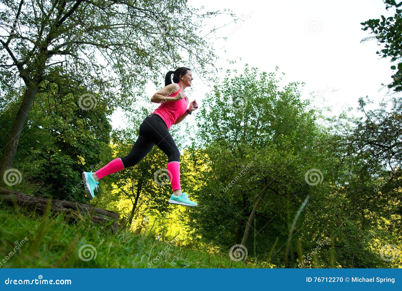 Running in nature stock photo. Image of cross, leisure - 76712270