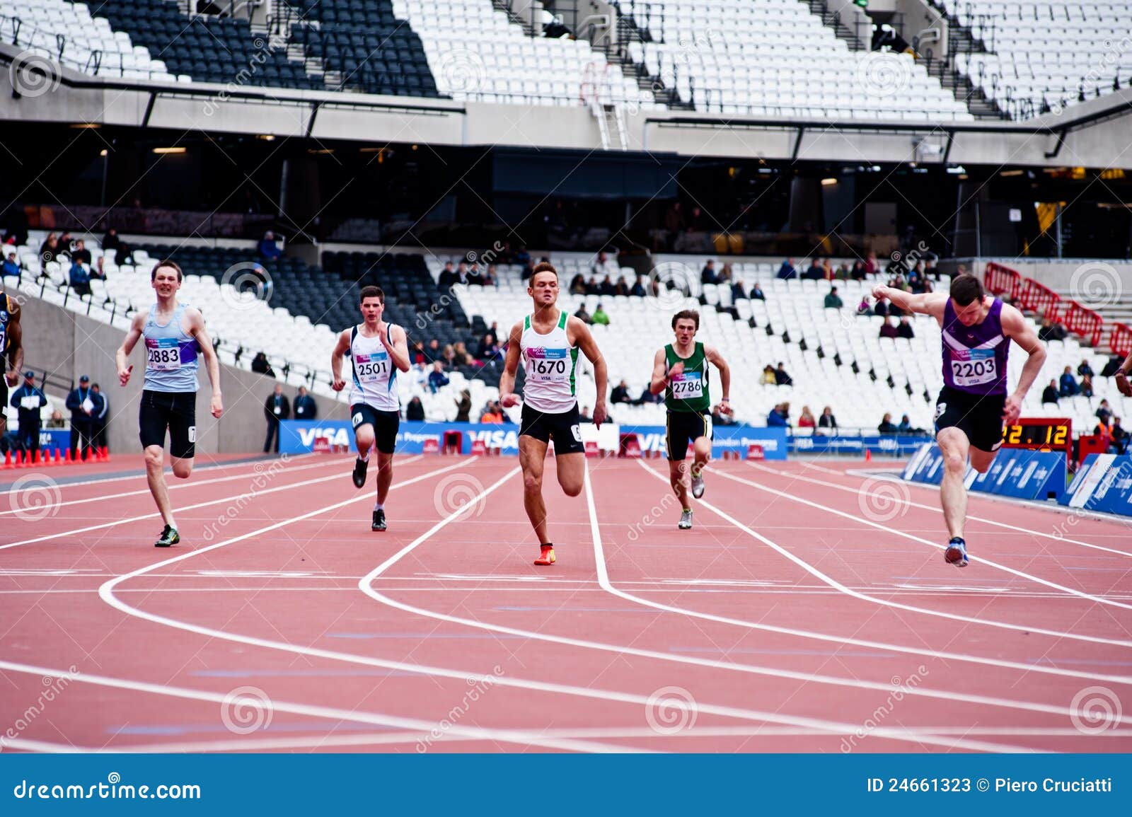 Running at the Olympic Stadium Editorial Stock Photo - Image of sport ...