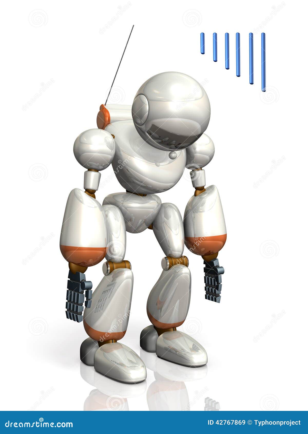 Running out of battery stock illustration. Illustration of limitation ...