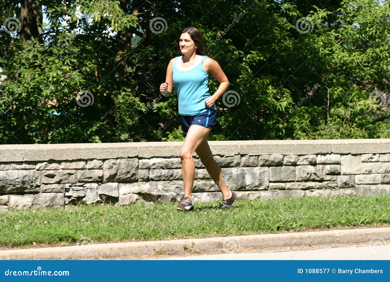Running at the Park stock image. Image of parks, jogger - 1088577