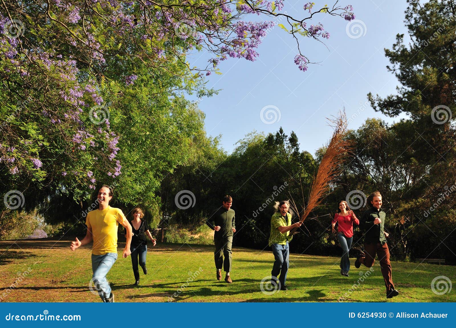 Running in the park stock photo. Image of laugh, person - 6254930