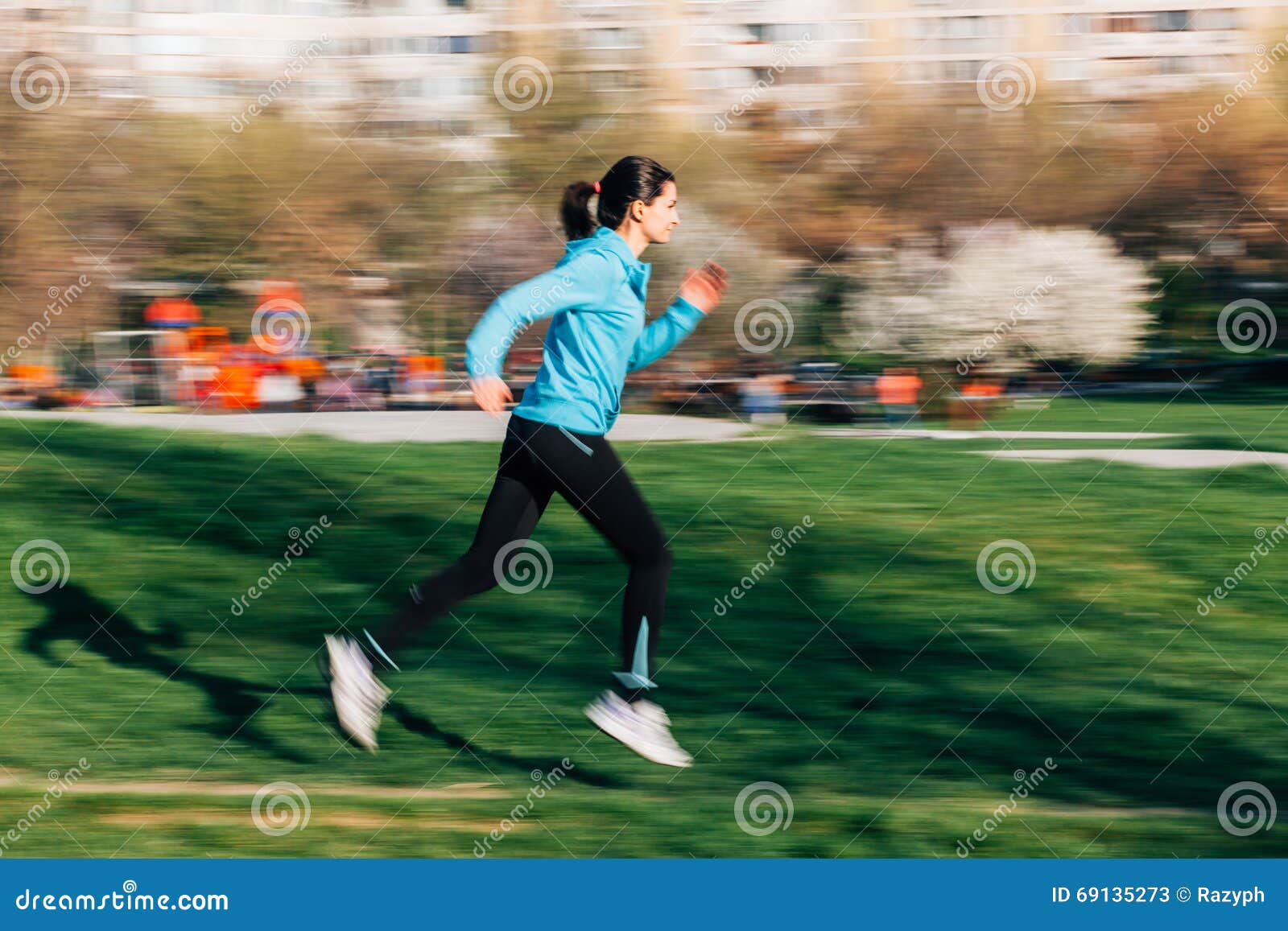 Running in the park stock image. Image of blur, park - 69135273
