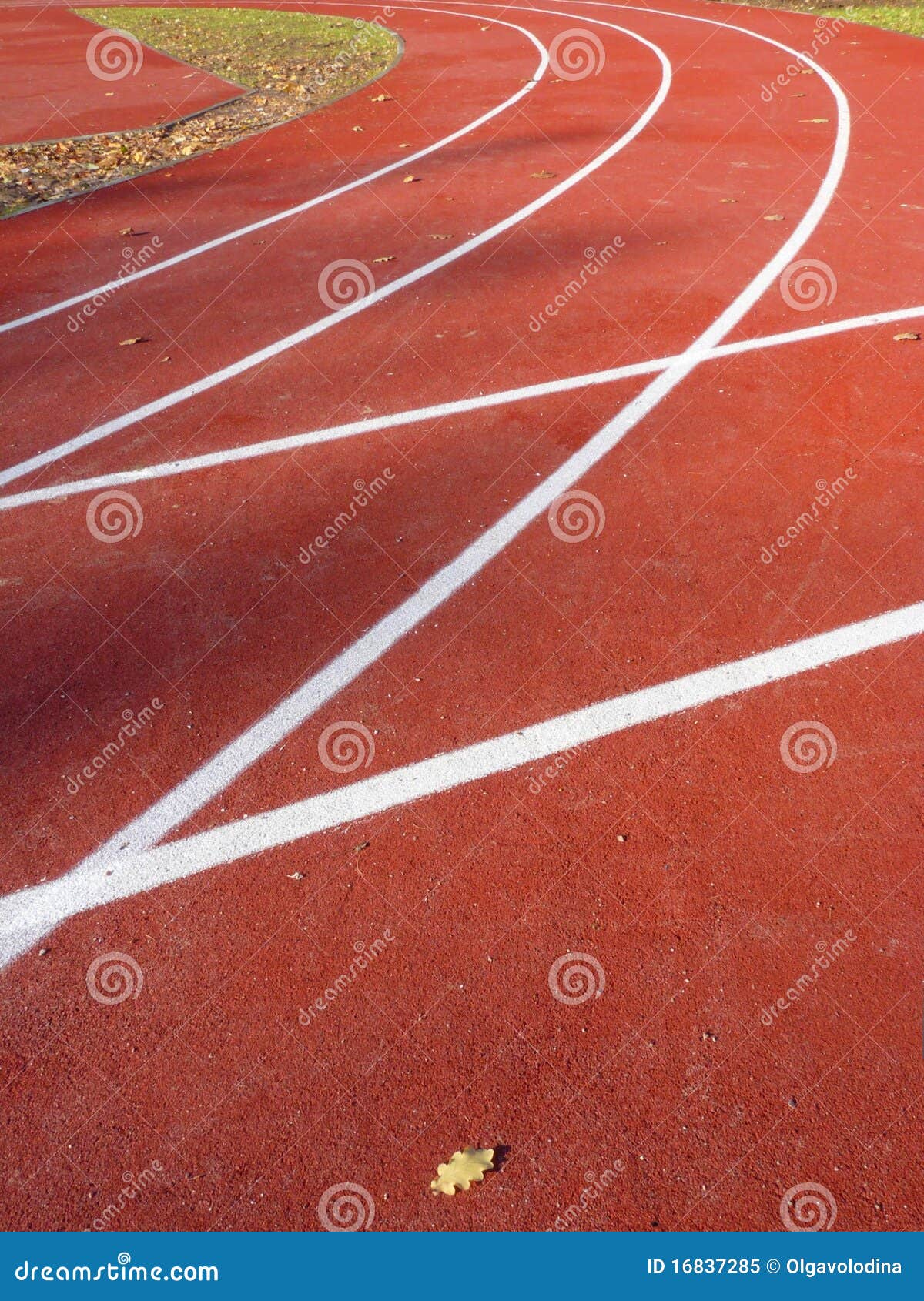 Running path stock image. Image of running, track, marking - 16837285