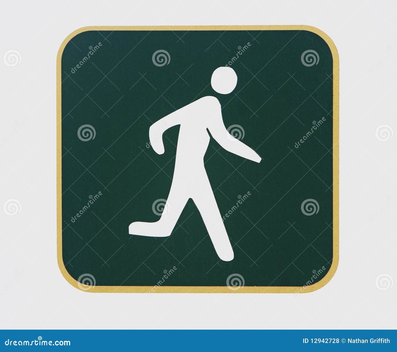 Running path sign stock photo. Image of white, sports - 12942728