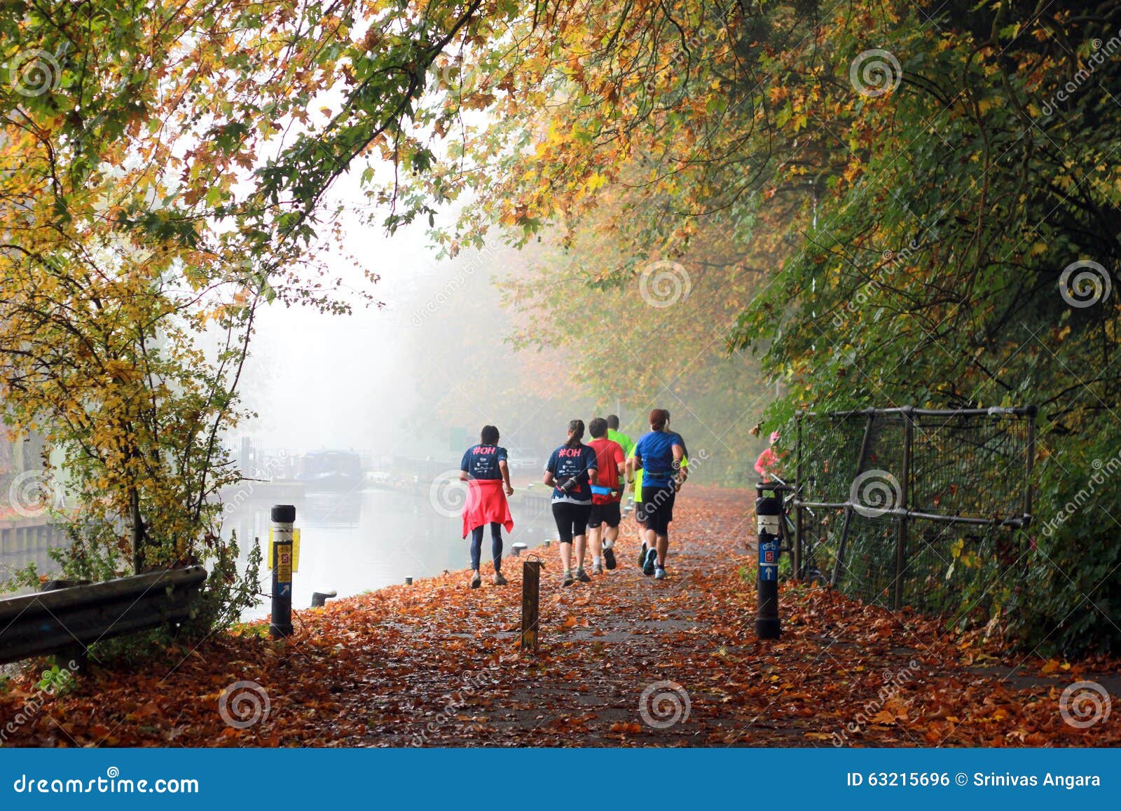 Running stock photo. Image of people, season, scenic - 63215696