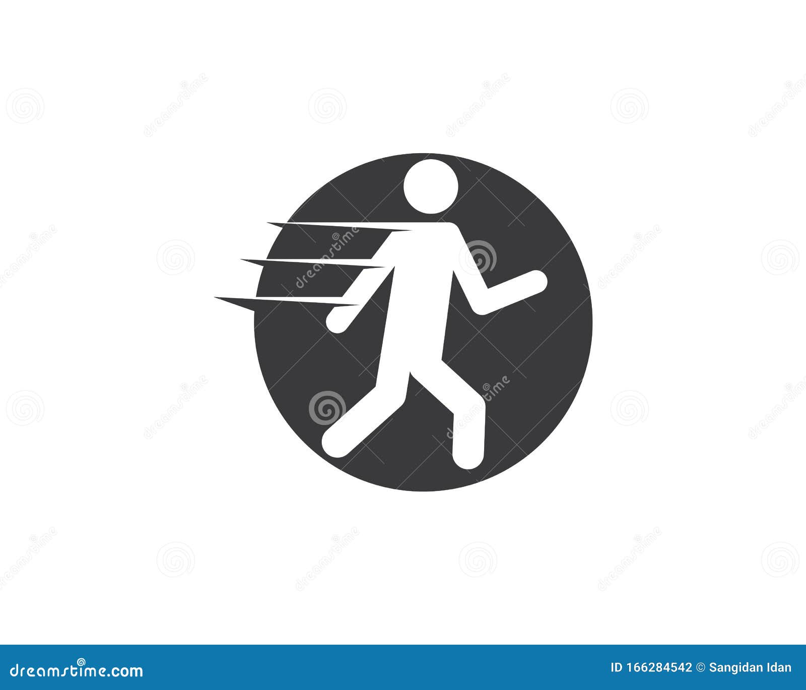 Running People Icon Vector Illustration Design Stock Vector ...