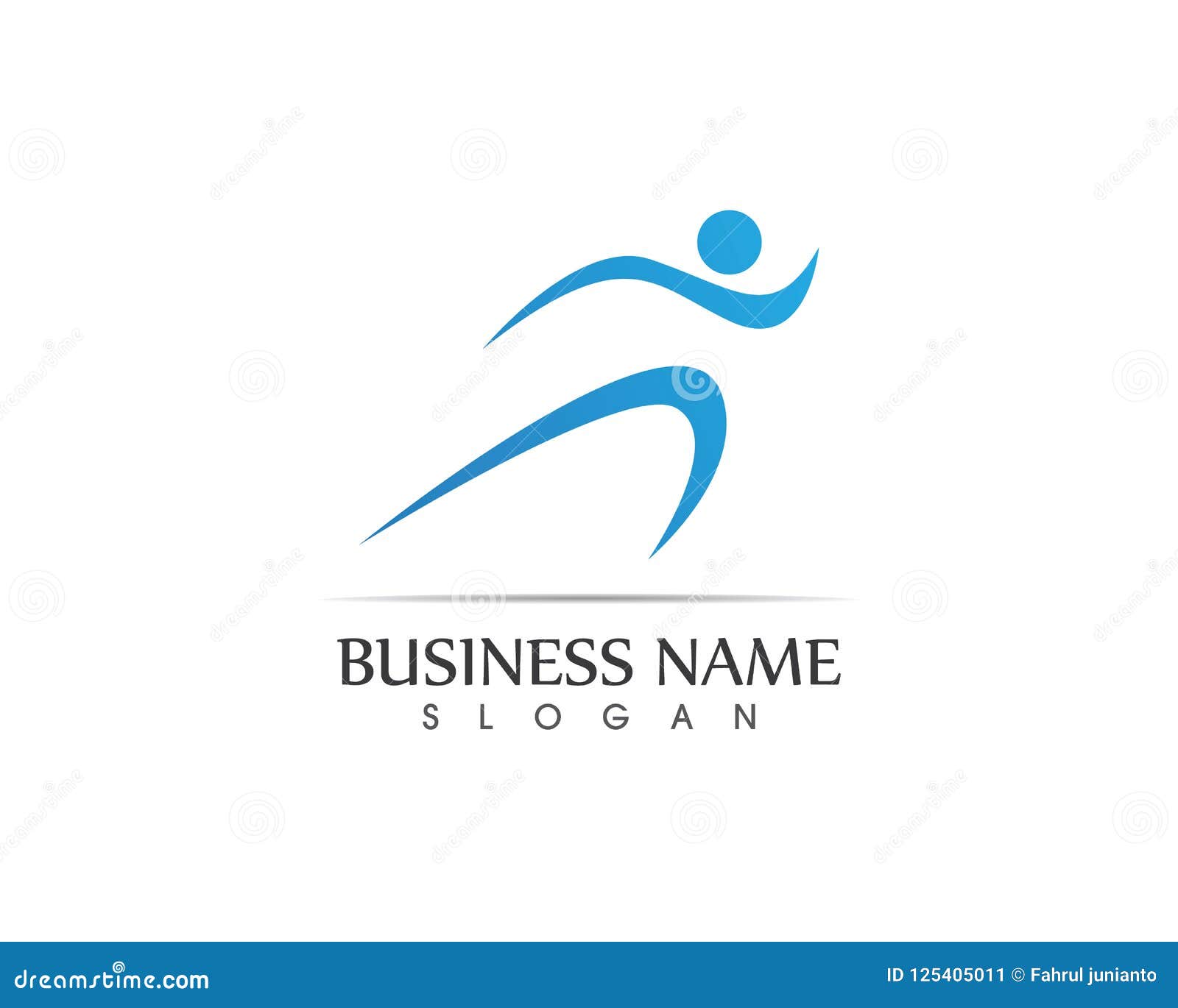 Running people logo vector stock vector. Illustration of runner - 125405011
