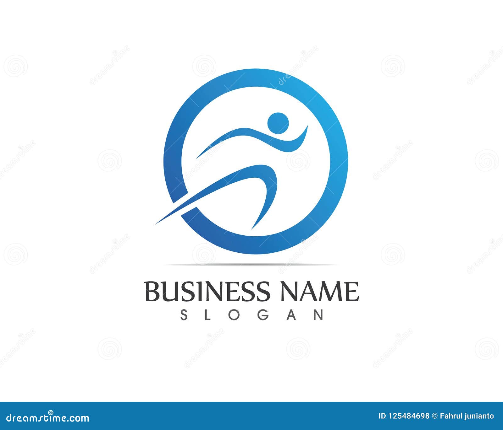 Running people logo vector stock vector. Illustration of concept ...