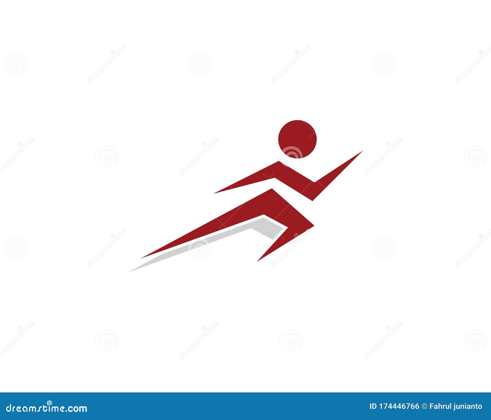 Running People Logo Vector Template Stock Vector - Illustration of ...