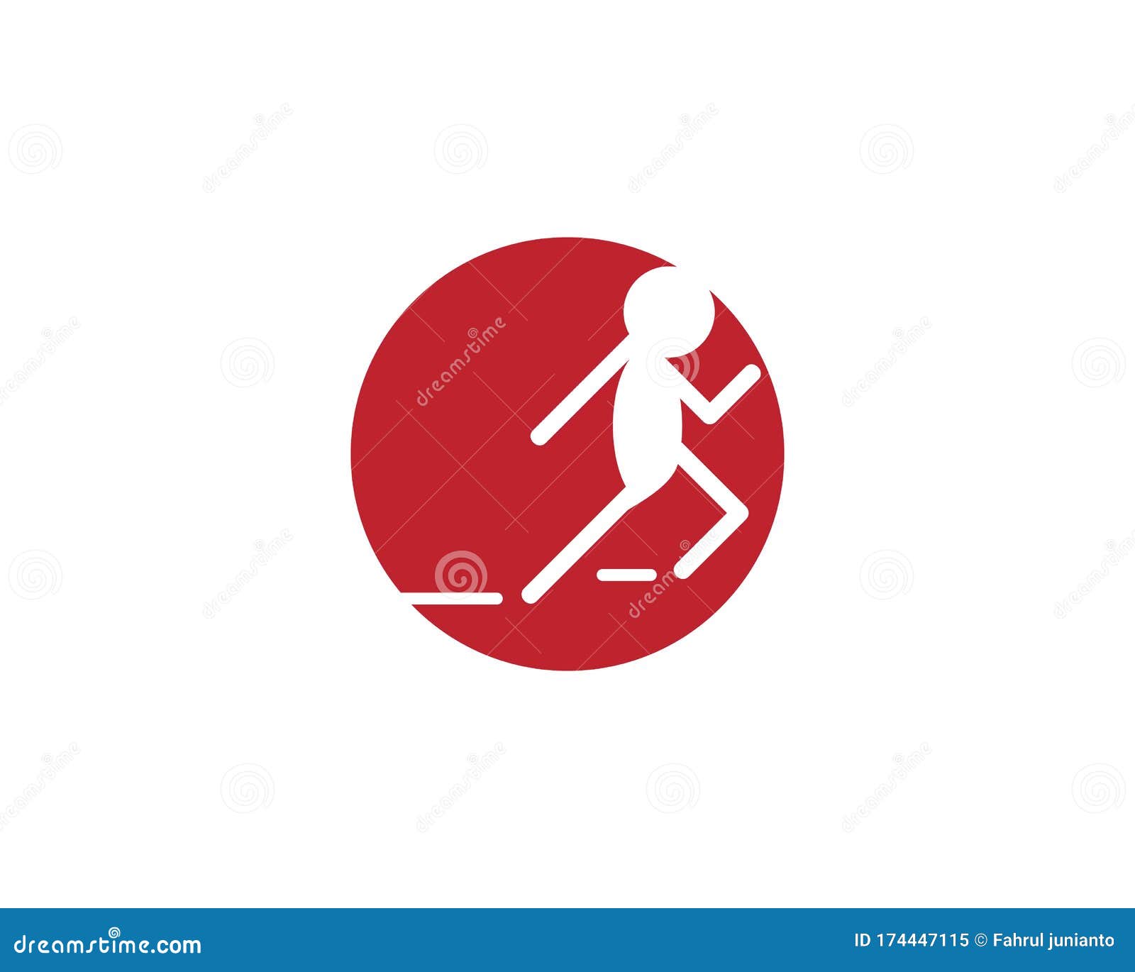 Running People Logo Vector Template Stock Vector - Illustration of ...