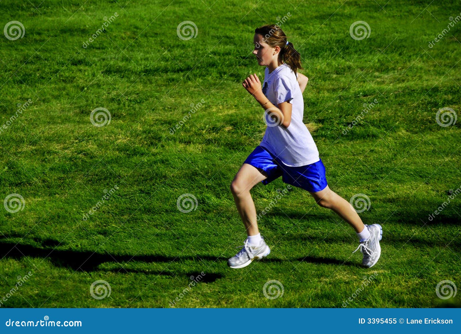Running a Race stock image. Image of dash, runner, hard - 3395455