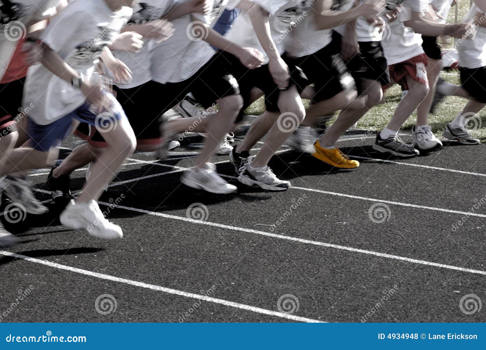Running a Race stock photo. Image of fast, quickness, compete - 4934948