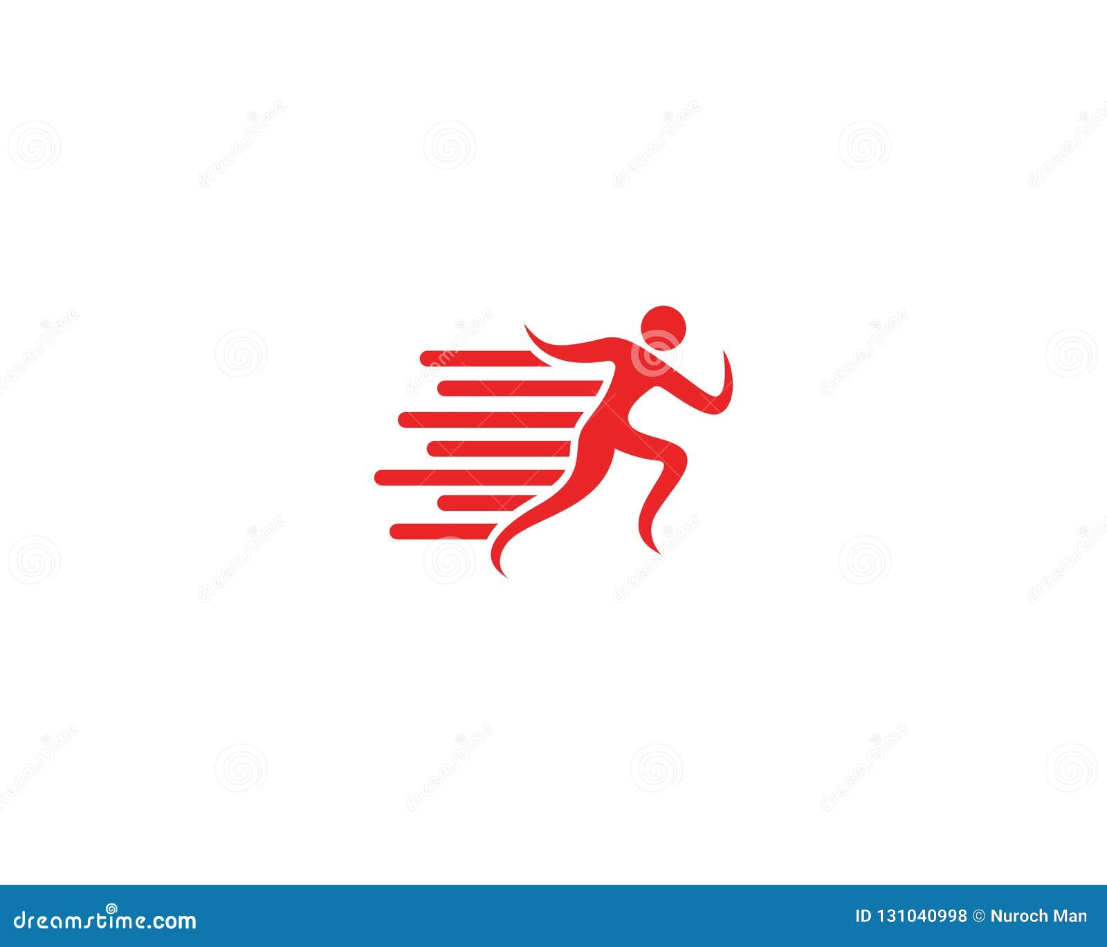 Running race logo icon stock illustration. Illustration of street ...
