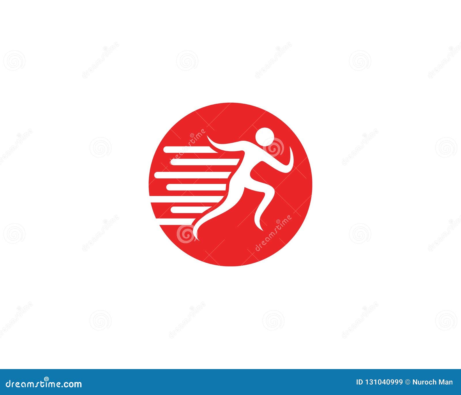 Running race logo icon stock vector. Illustration of people - 131040999