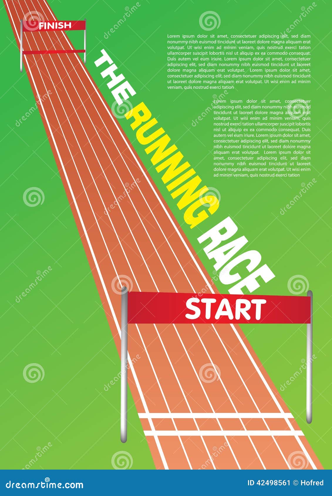Running Track Layout