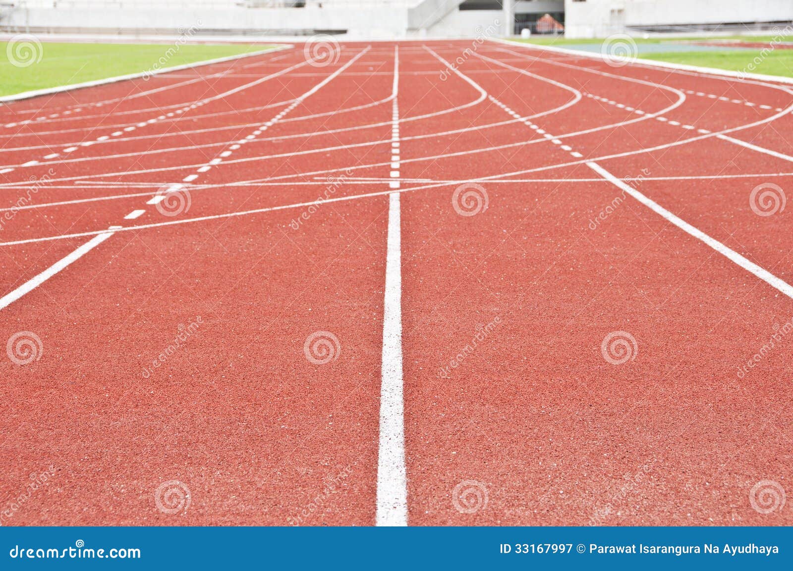 Running race track. stock image. Image of arena, empty - 33167997