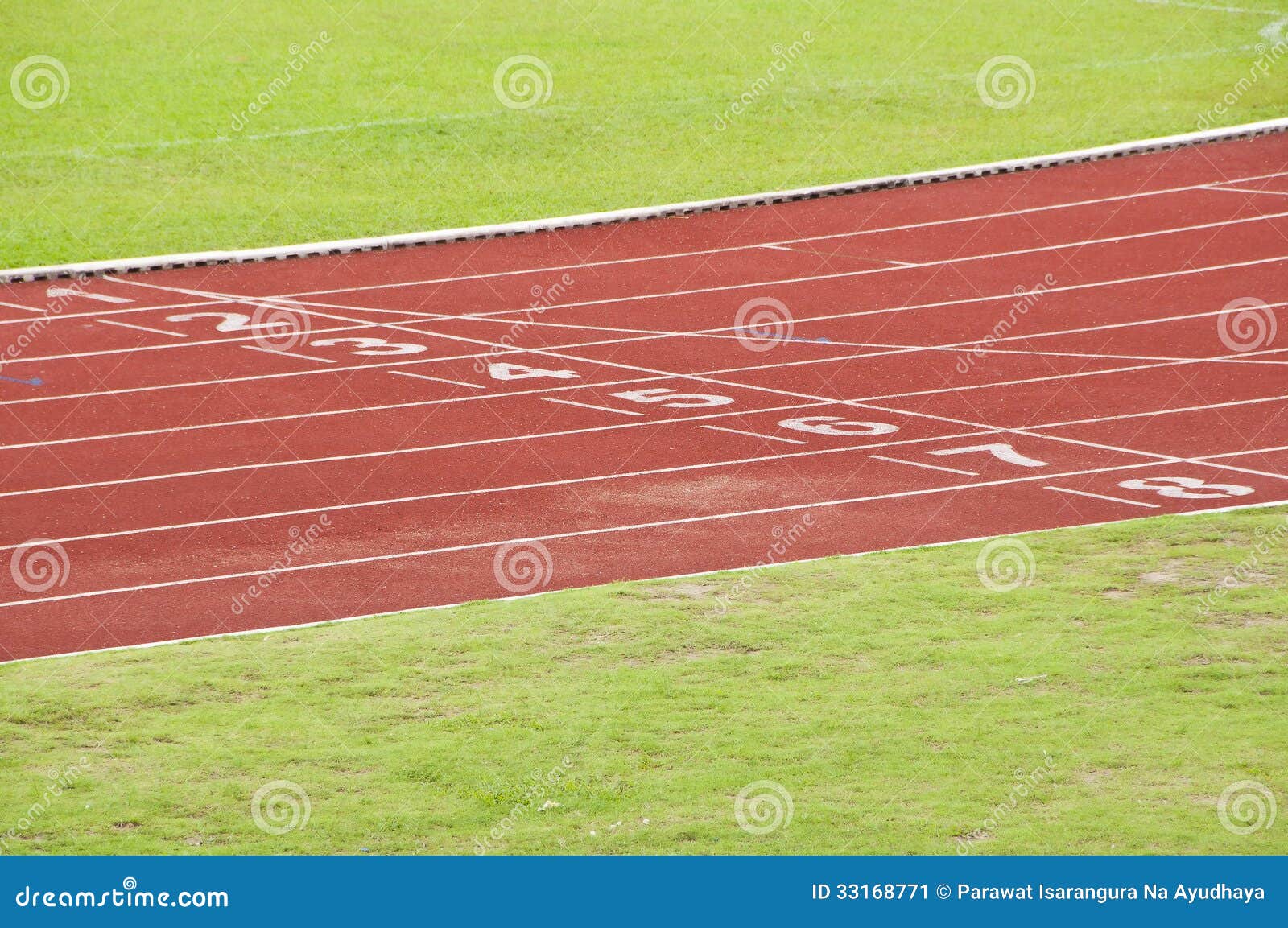 Running race track. stock image. Image of athlete, competition - 33168771