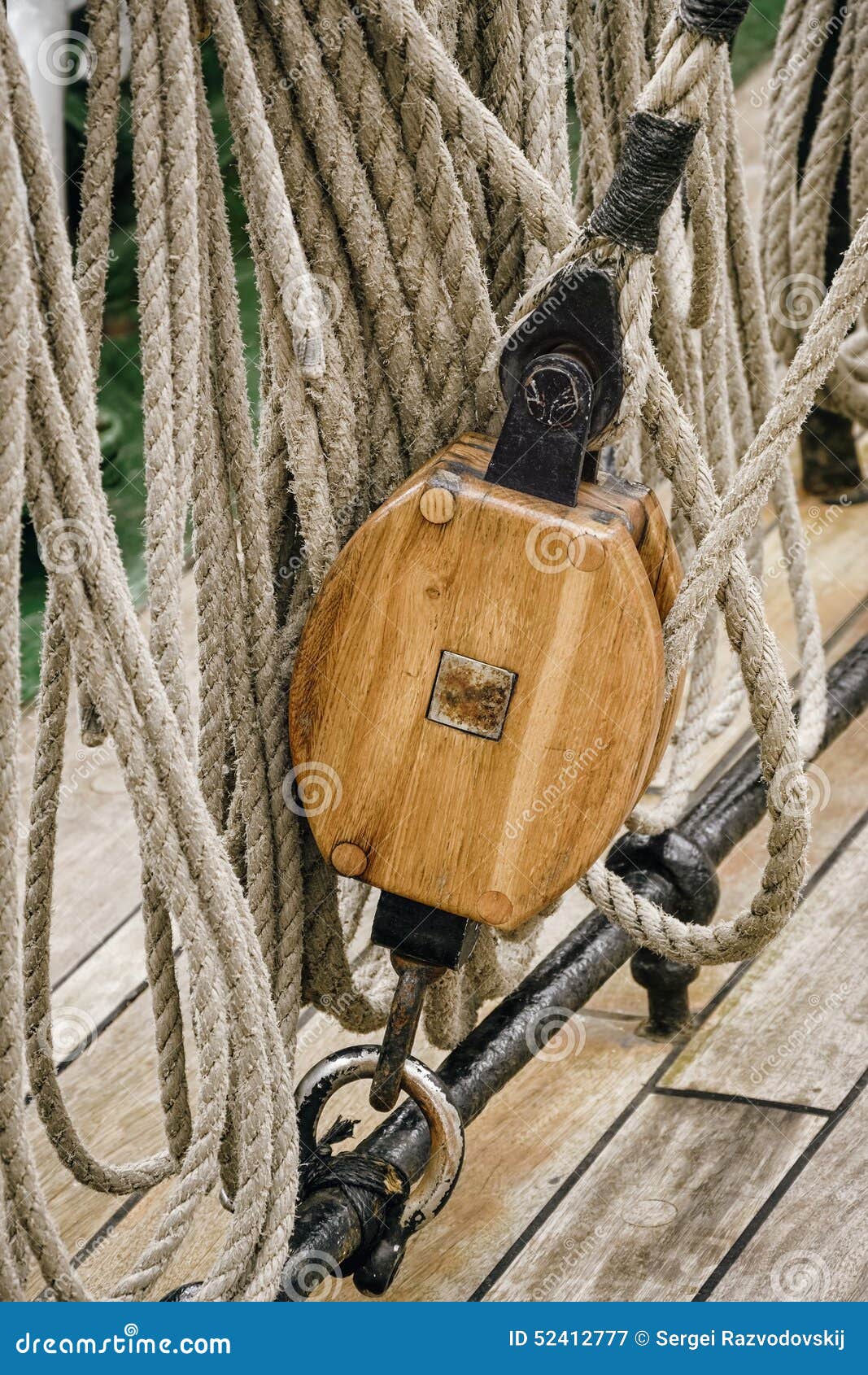Running Rigging stock image. Image of rigged, rigging - 52412777