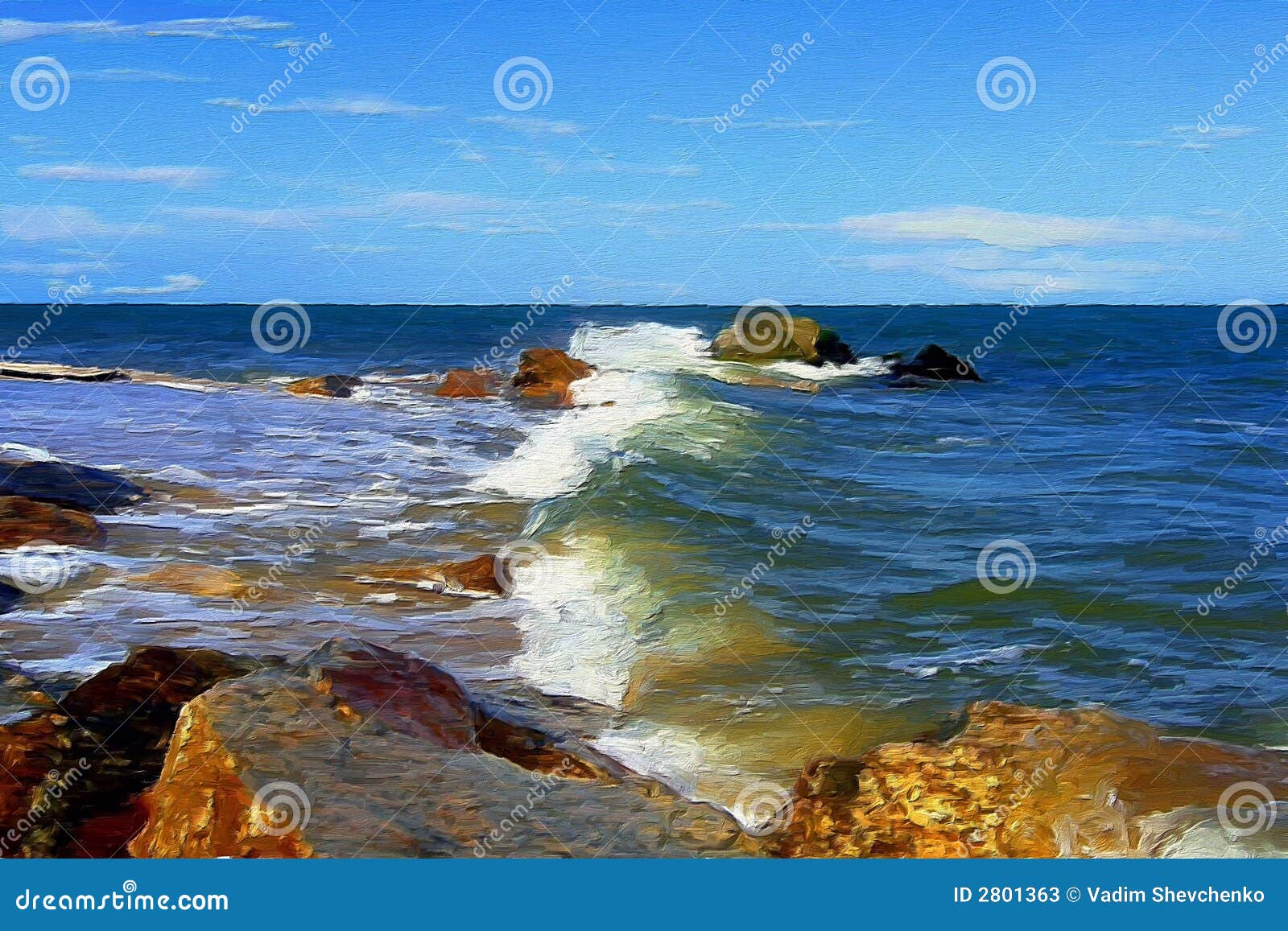 Running on Rocks stock image. Image of canvas, colour - 2801363